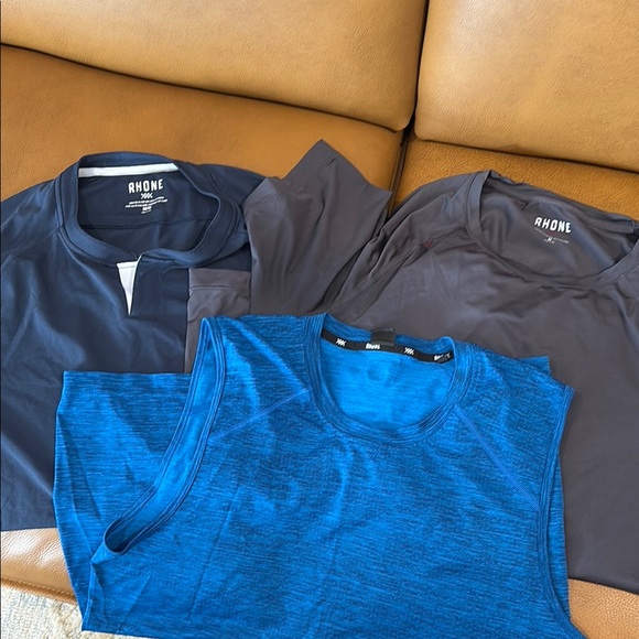 RHONE | Shirts | Rhone Mens Blue And Gray 3 Shirt Bundle | Poshmark